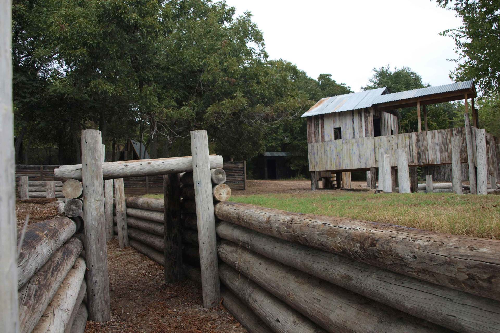 Trenches Field | Texas Paintball