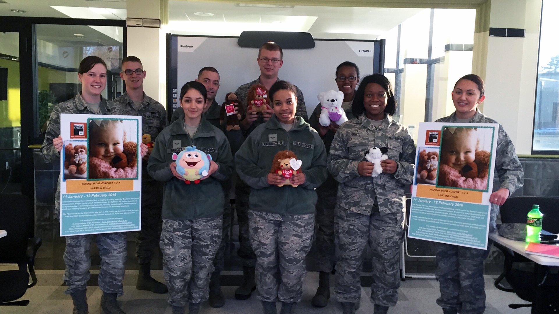 Helping People in Need, Donate Suits & Stuffed Animals, Project Smile