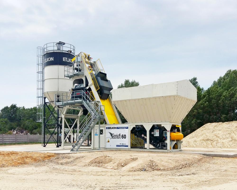Elkon compact concrete batching plants