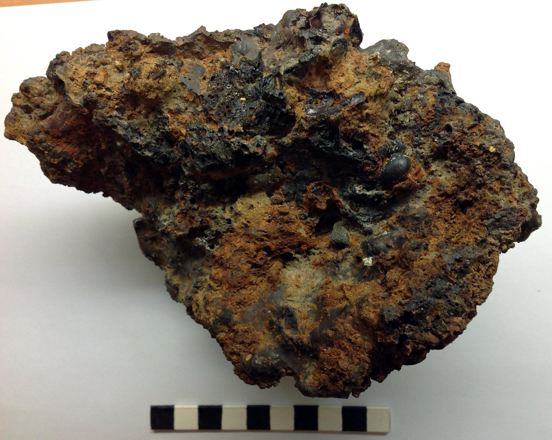 Smithing slag from Ypres, Belgium