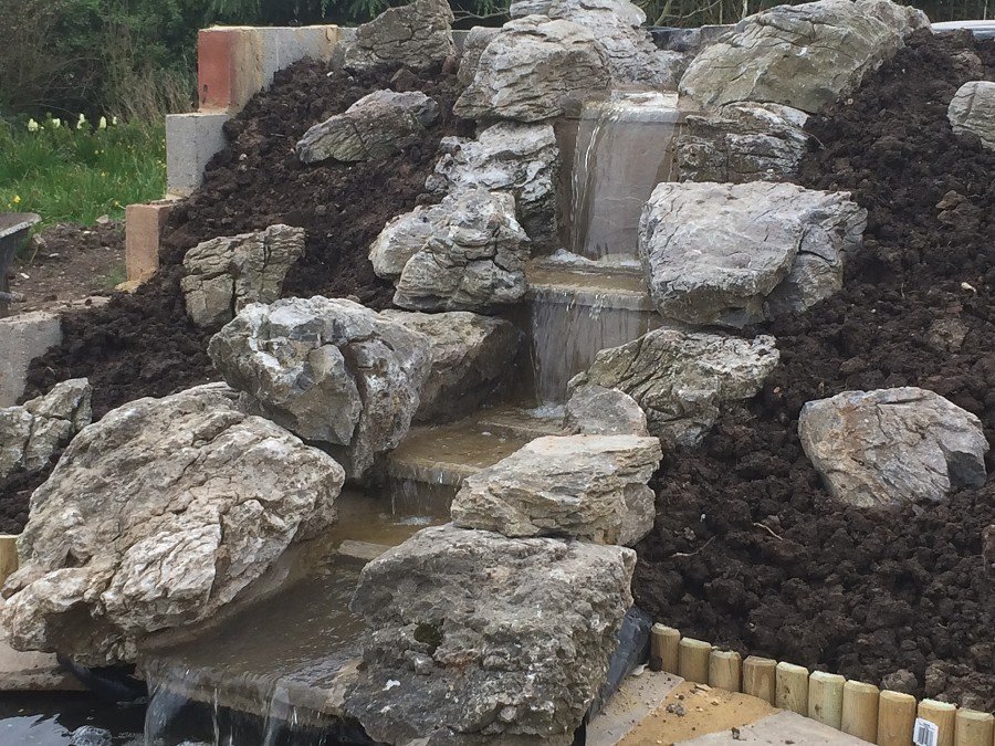 Waterfall building in Essex by PerrysPonds.com