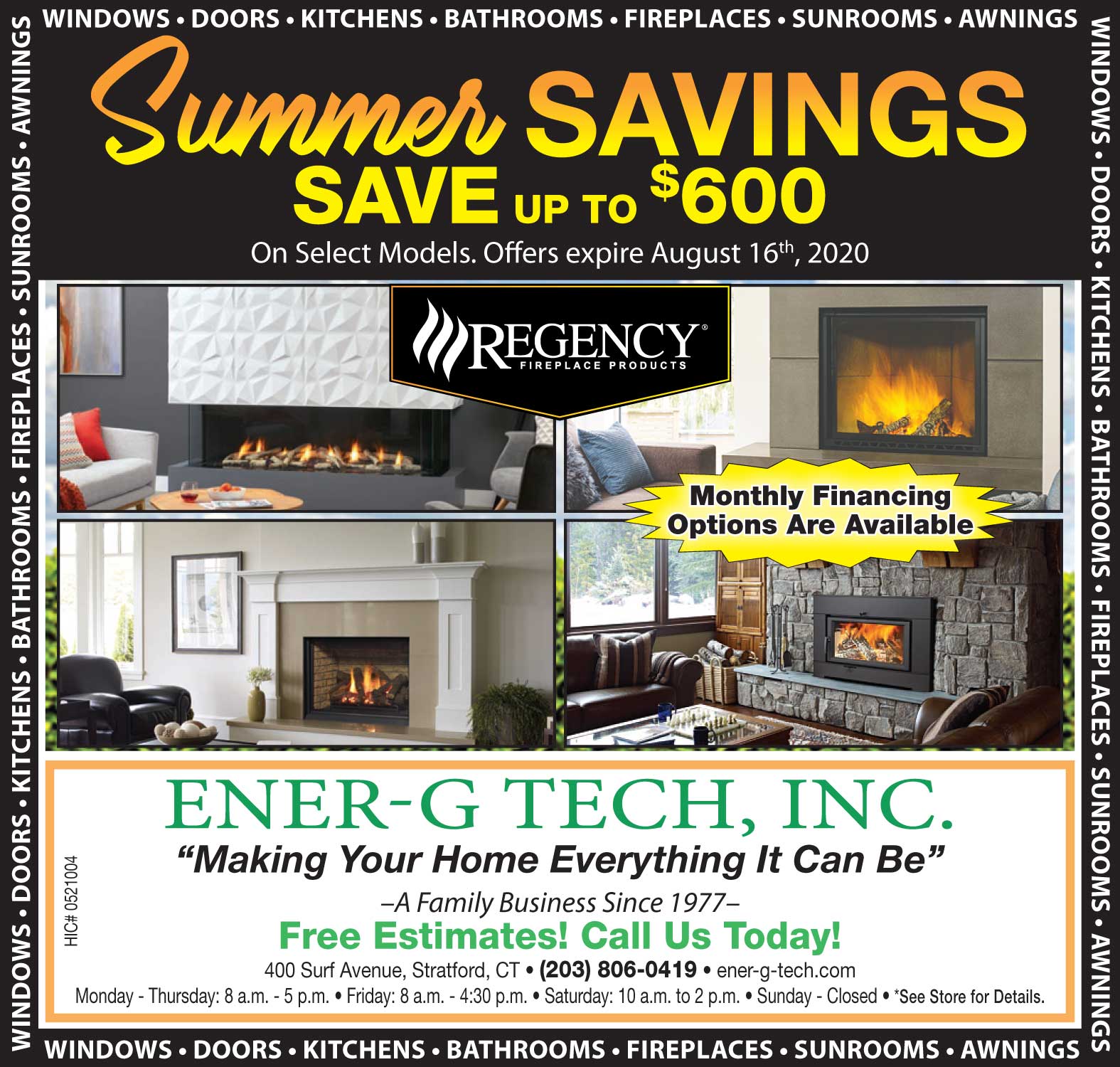 Specials | Fairfield, Milford, Trumbull, & Shelton, CT | Ener-G Tech