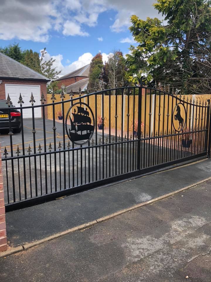 Iron gates installed in Stafford and Stourbridge