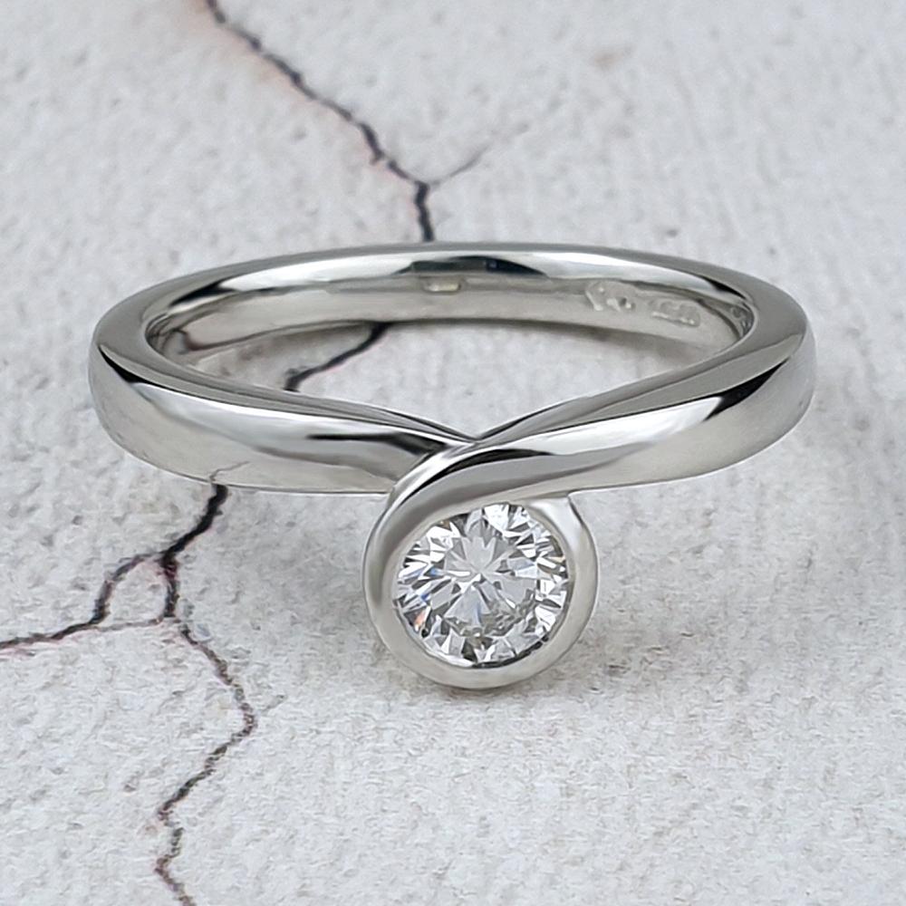 Infinity Rings | Unusual Engagement Rings Sussex | Aurum Designer-Jewellers