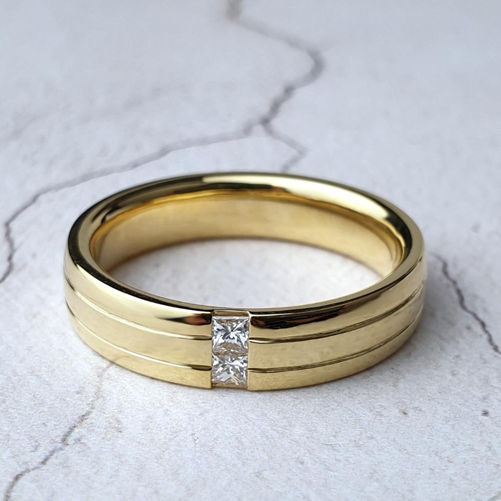 Grooved Wedding Rings Sussex | Grooved Bands Worthing