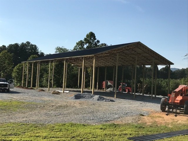 Trusses and Pole Building | Canton, North Carolina | Shane Willis ...