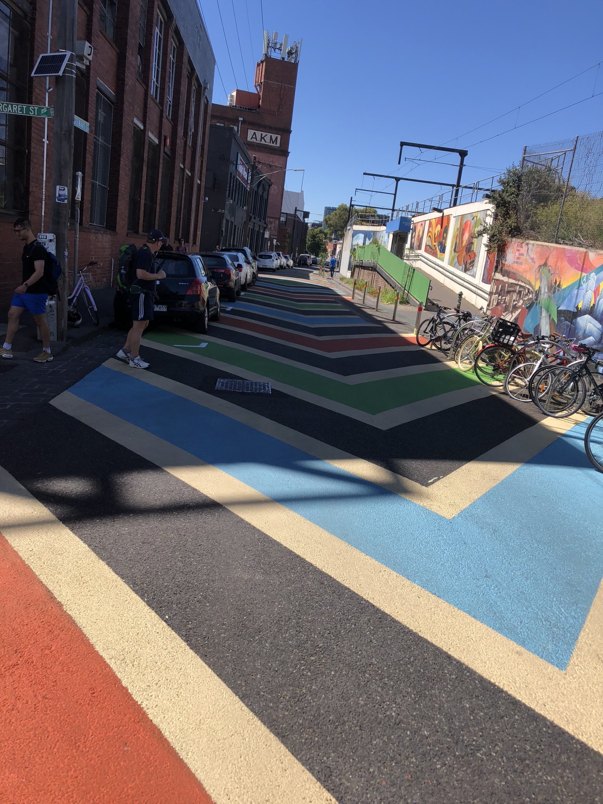 Colourful StreetBond in Richmond, Victoria