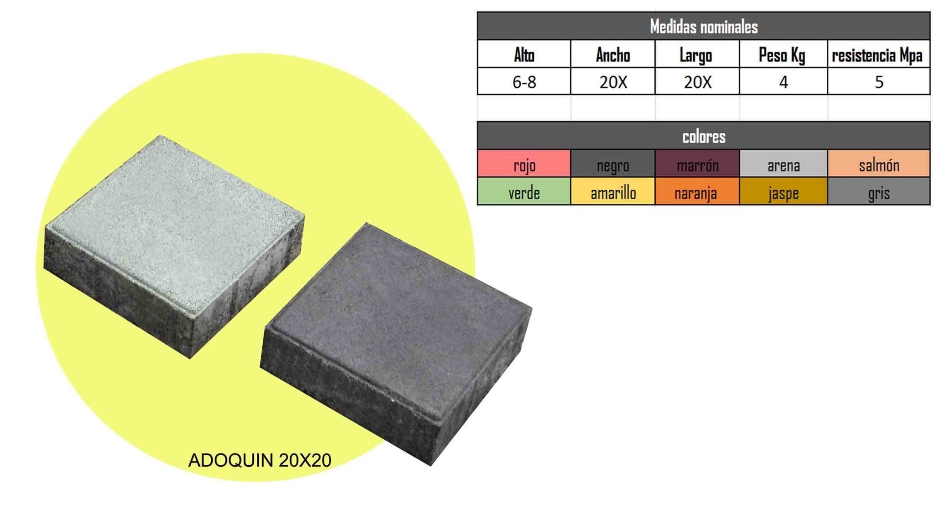 CONPRECOLOR - Adoquines de Concreto - Gramoquín