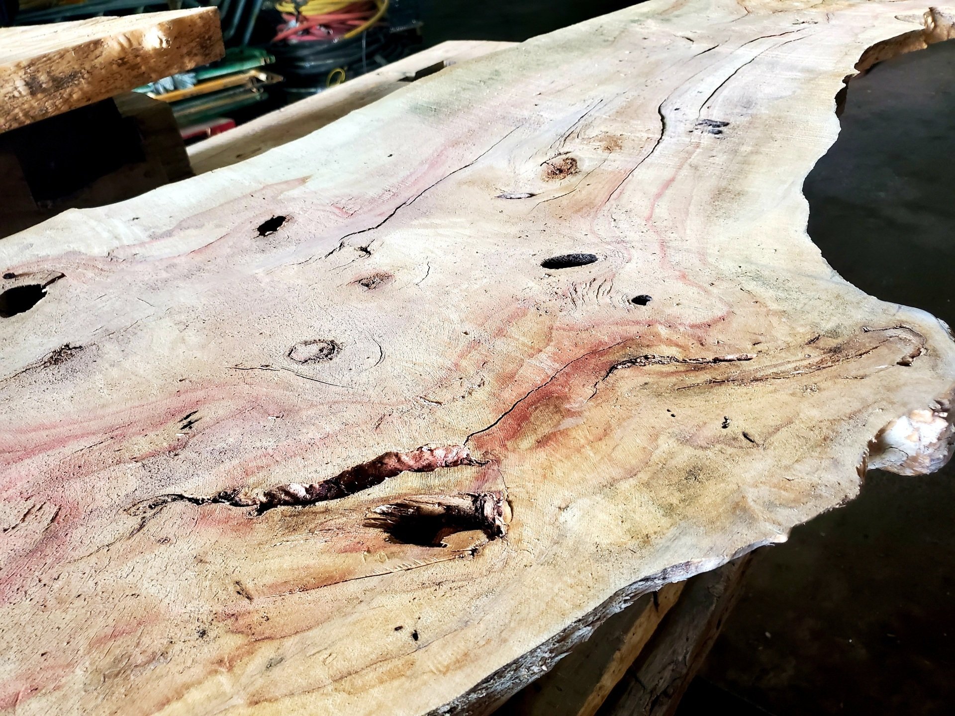 Flaming Box Elder Live Edge Slabs | Rustic Roots Reclaimed Monroe, GA