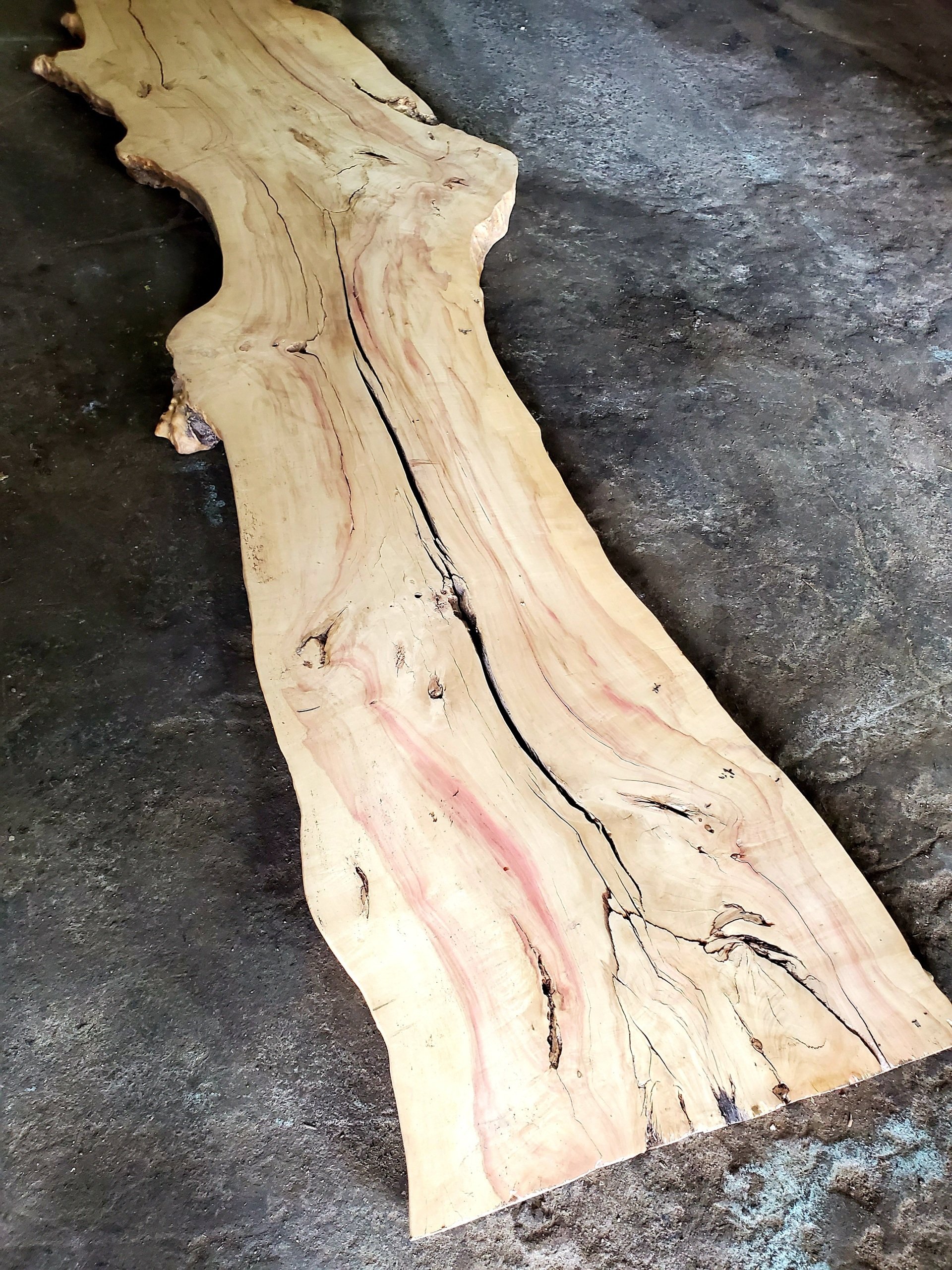 Flaming Box Elder Live Edge Slabs | Rustic Roots Reclaimed Monroe, GA