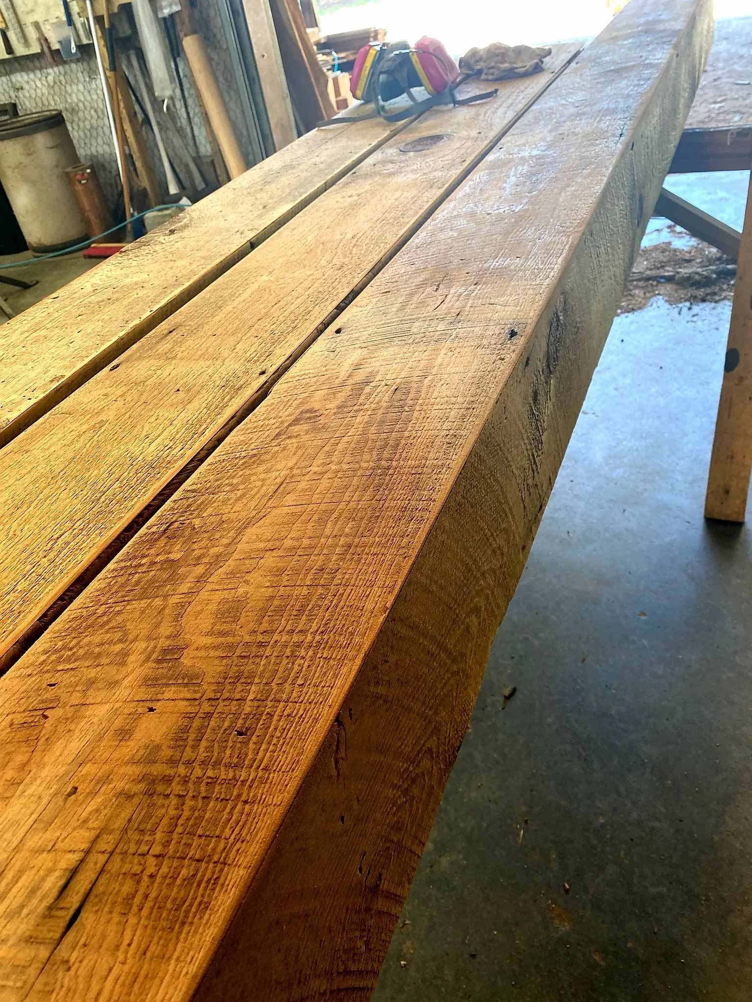 Custom Faux Box Beams | Rustic Reclaimed Wood