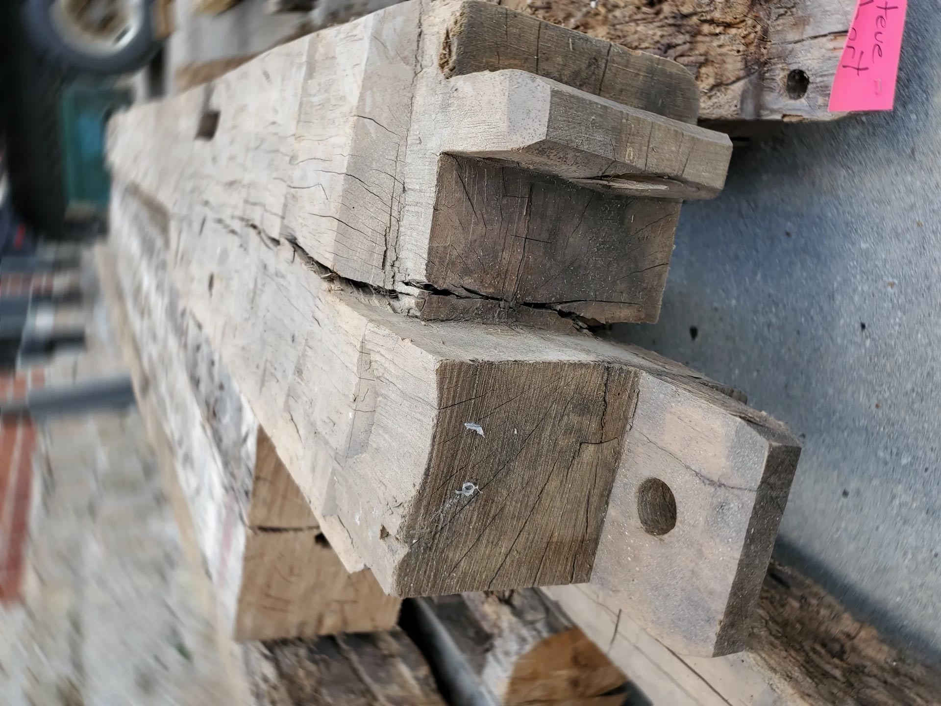 WHAT IS A HAND HEWN RECLAIMED WOOD BEAM MANTEL?