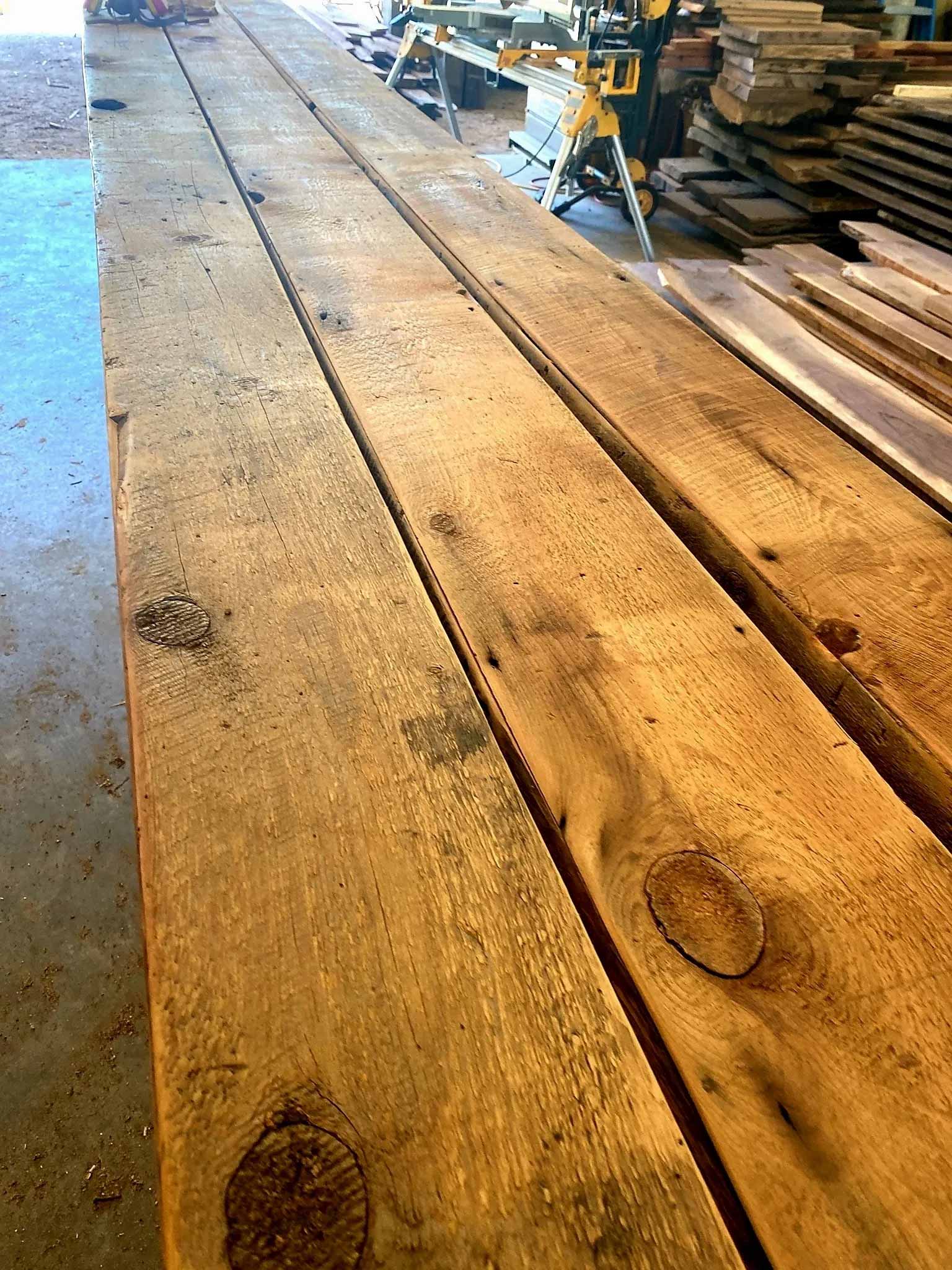 Custom Faux Box Beams | Rustic Reclaimed Wood