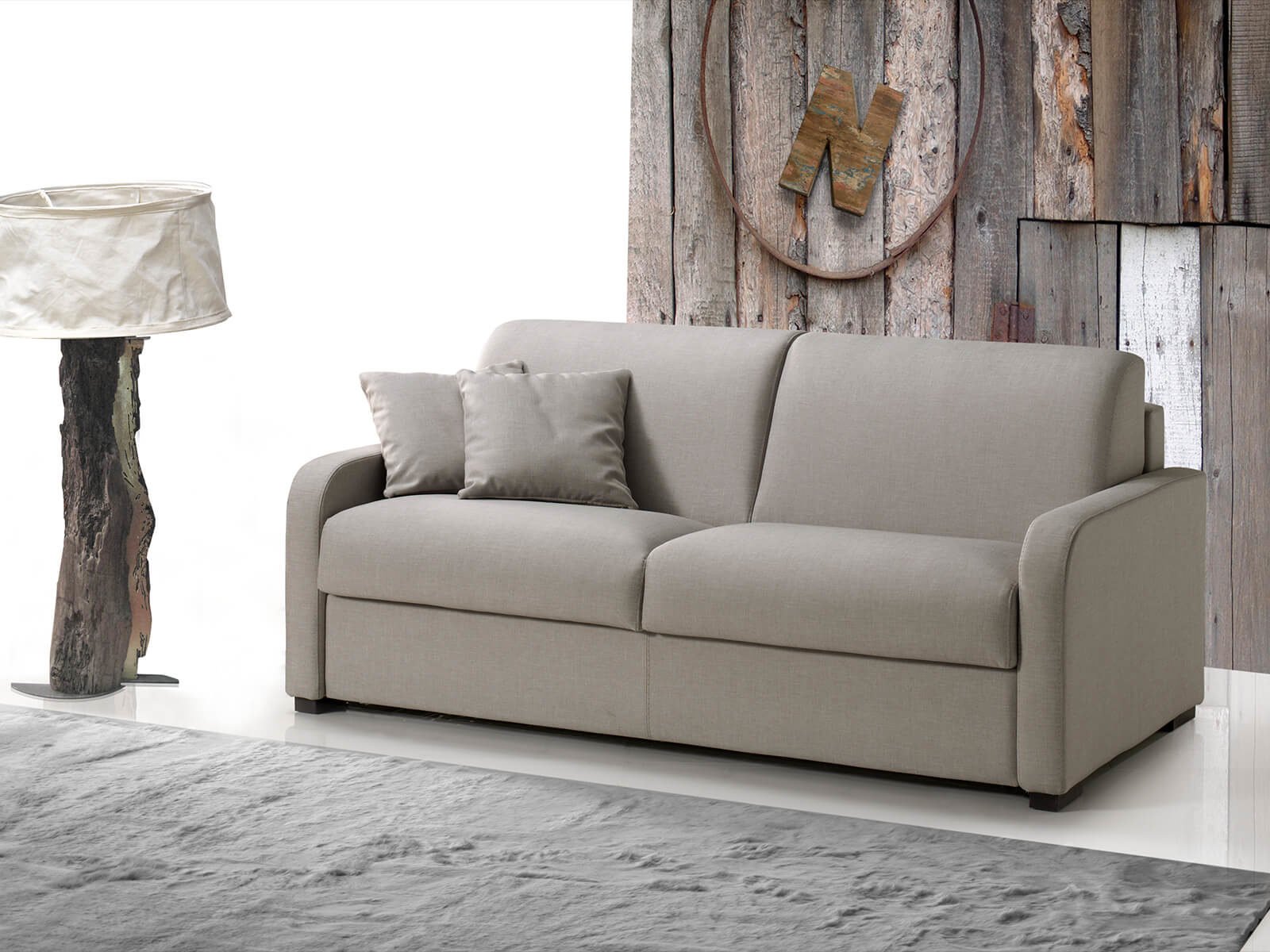 Sofà letto apribile con materasso | Roma | Pratiflex