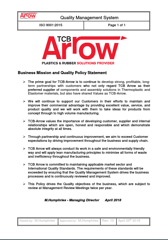 TCB-Arrow Resources