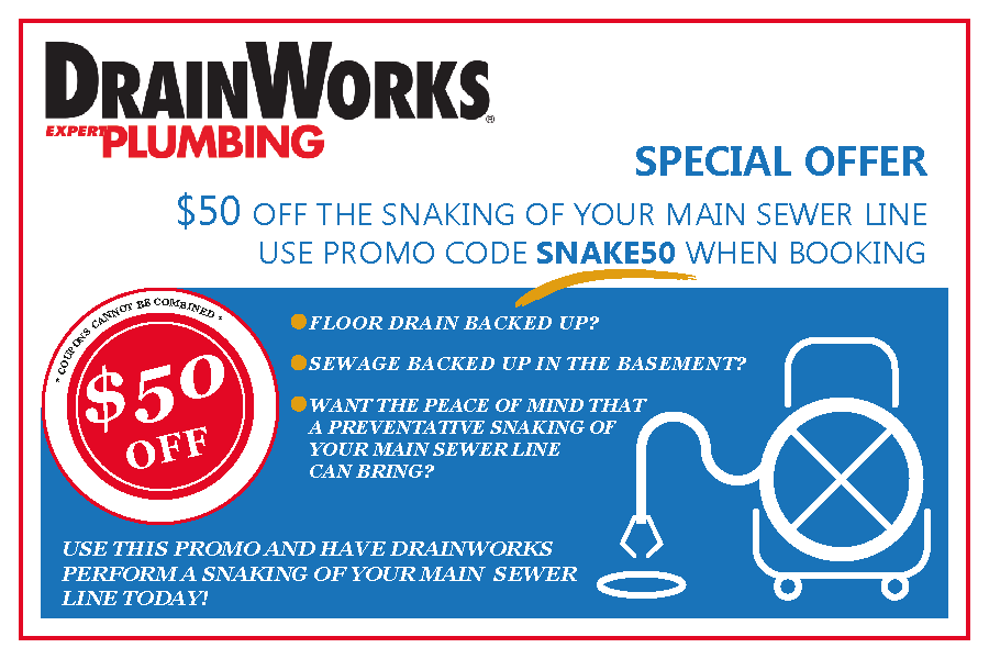 Plumbing Coupons & Promotions | DrainWorks Plumbing
