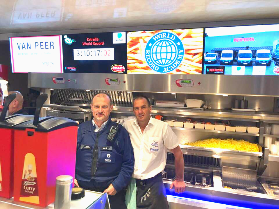 First cooking marathon video live streamed: Luc Driesen sets world record