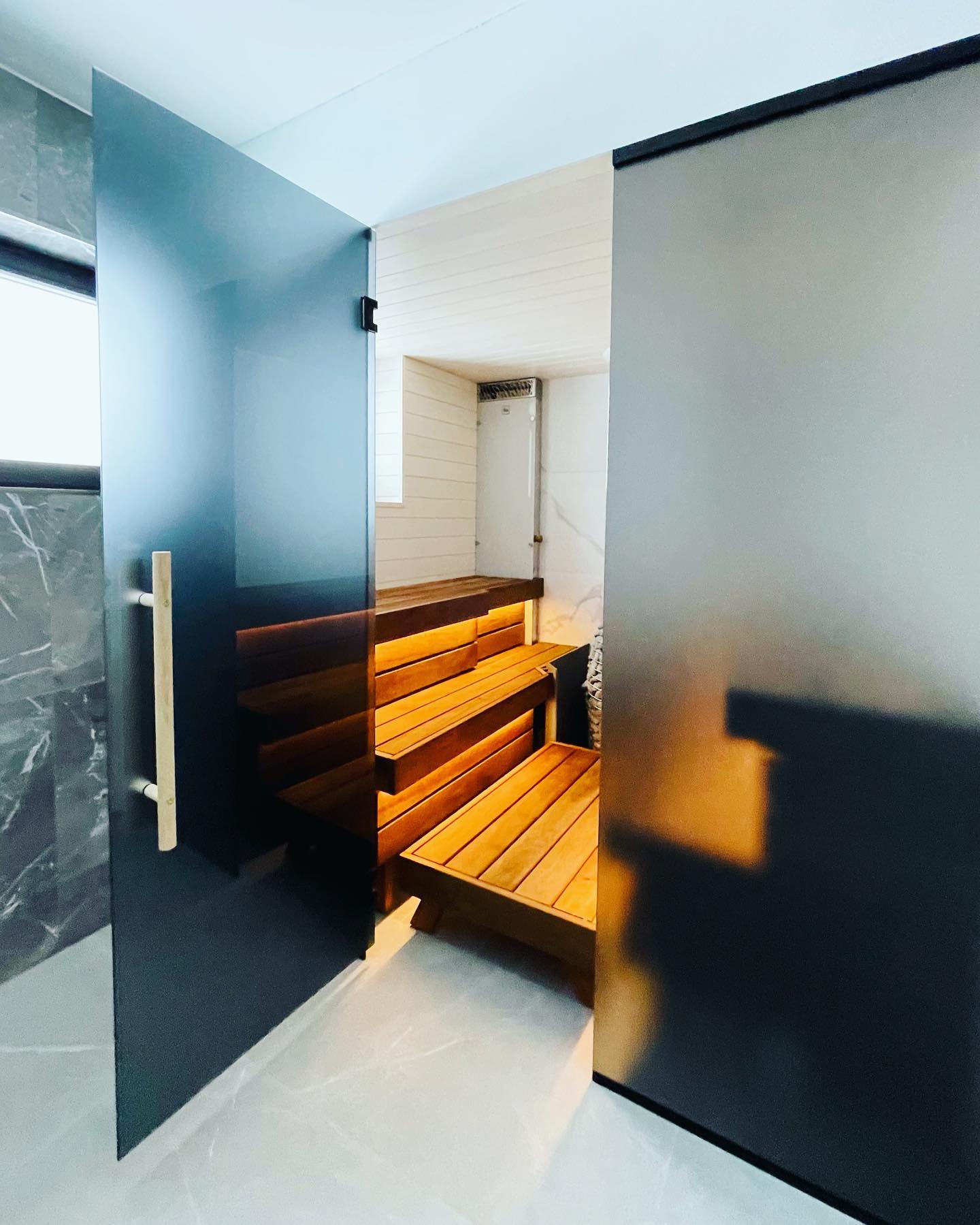 Saunaklaasid I klaasseinad ja uksed sauna | GLASSWORKS
