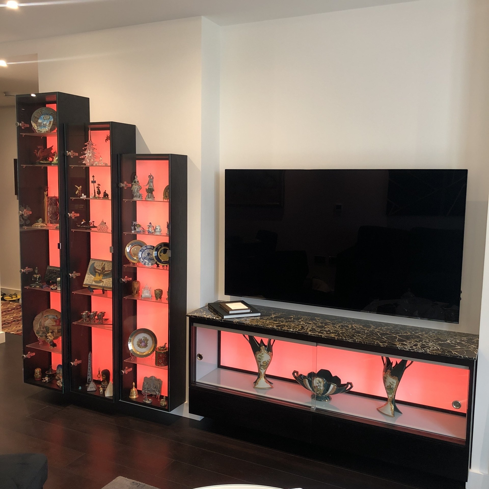 Backlit Display Cabinets | J Mansfield Ltd