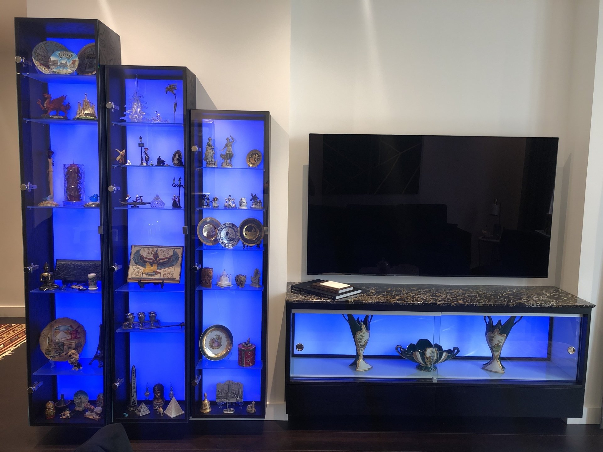 Backlit Display Cabinets | J Mansfield Ltd