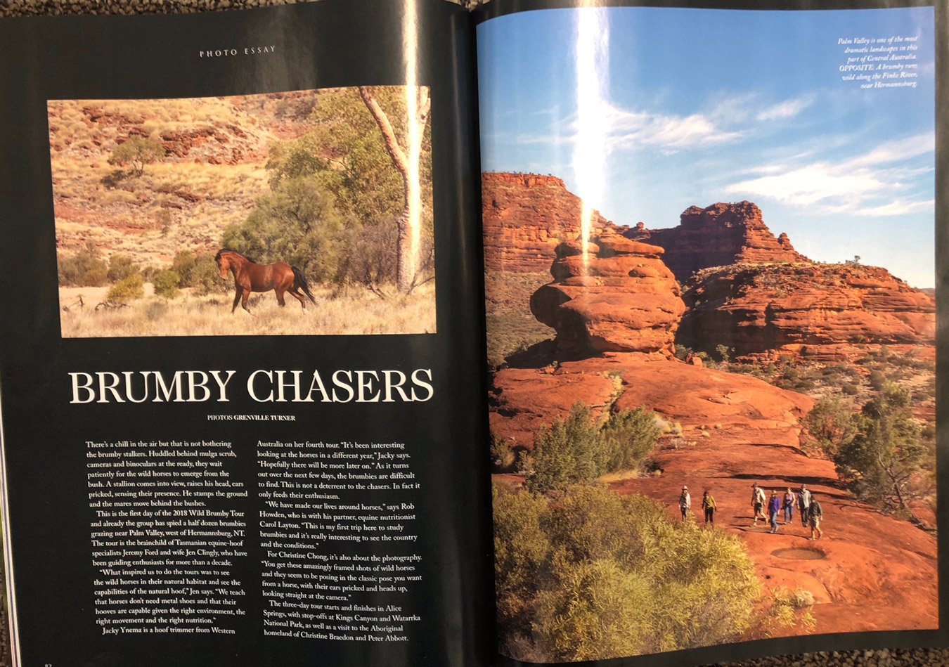 OUTBACK MAGAZINE – BRUMBY TOUR