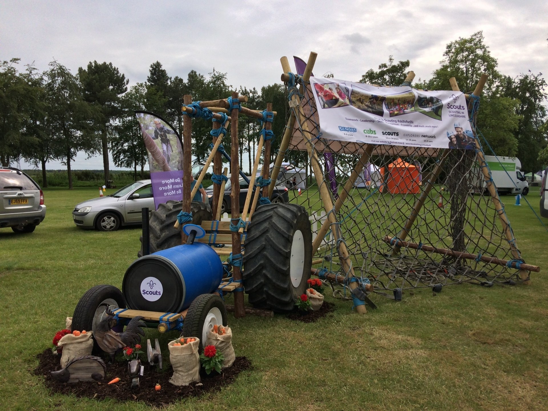 Lincolnshire Scouts at Lincolnshire Show
