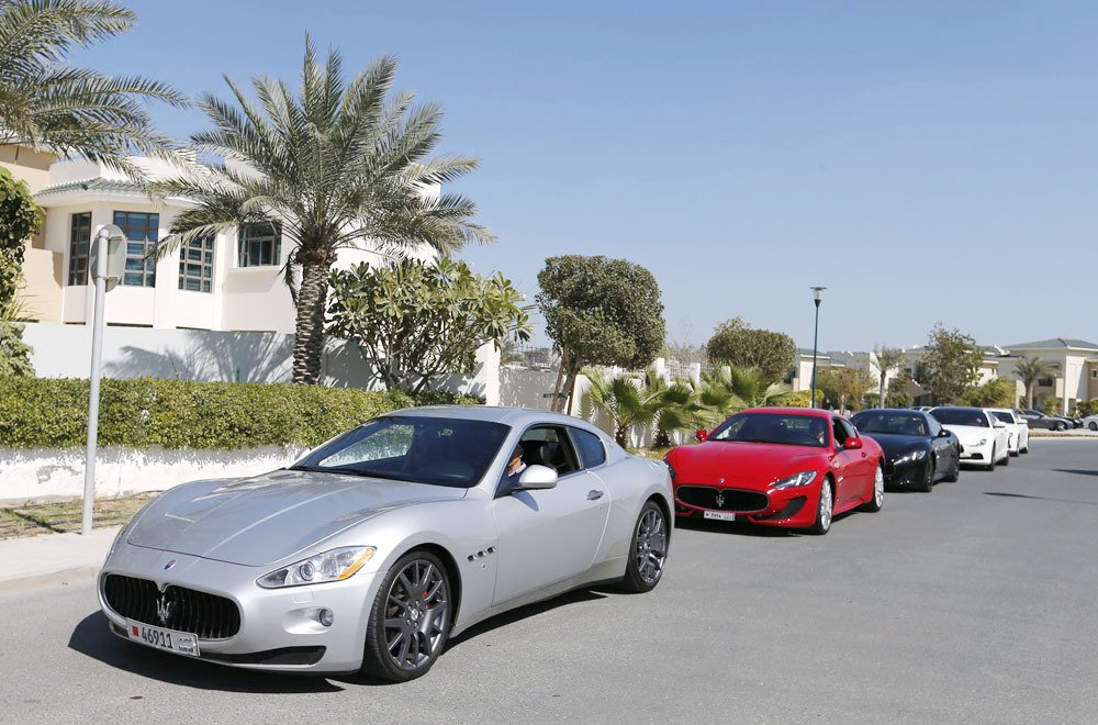 Riffa Views Hosts Maserati Car Owners in Bahrain
