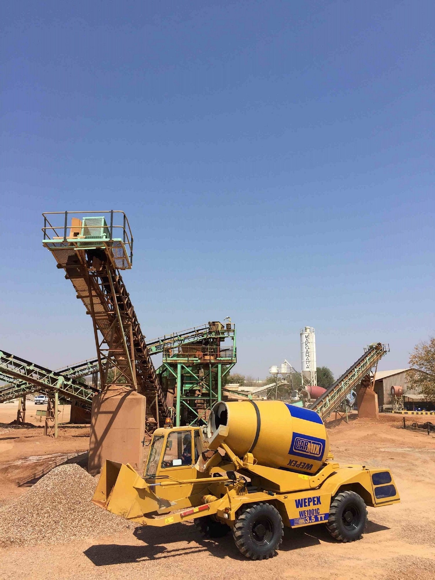 Carmix 3.5TT Delivered to the World's Largest Open Pit Diamond Mine