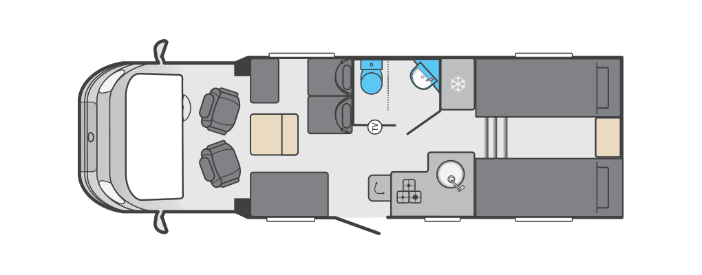 Swift Escape 684 - 4 Berth Automatic Motorhome Hire - Wests Motorhome ...