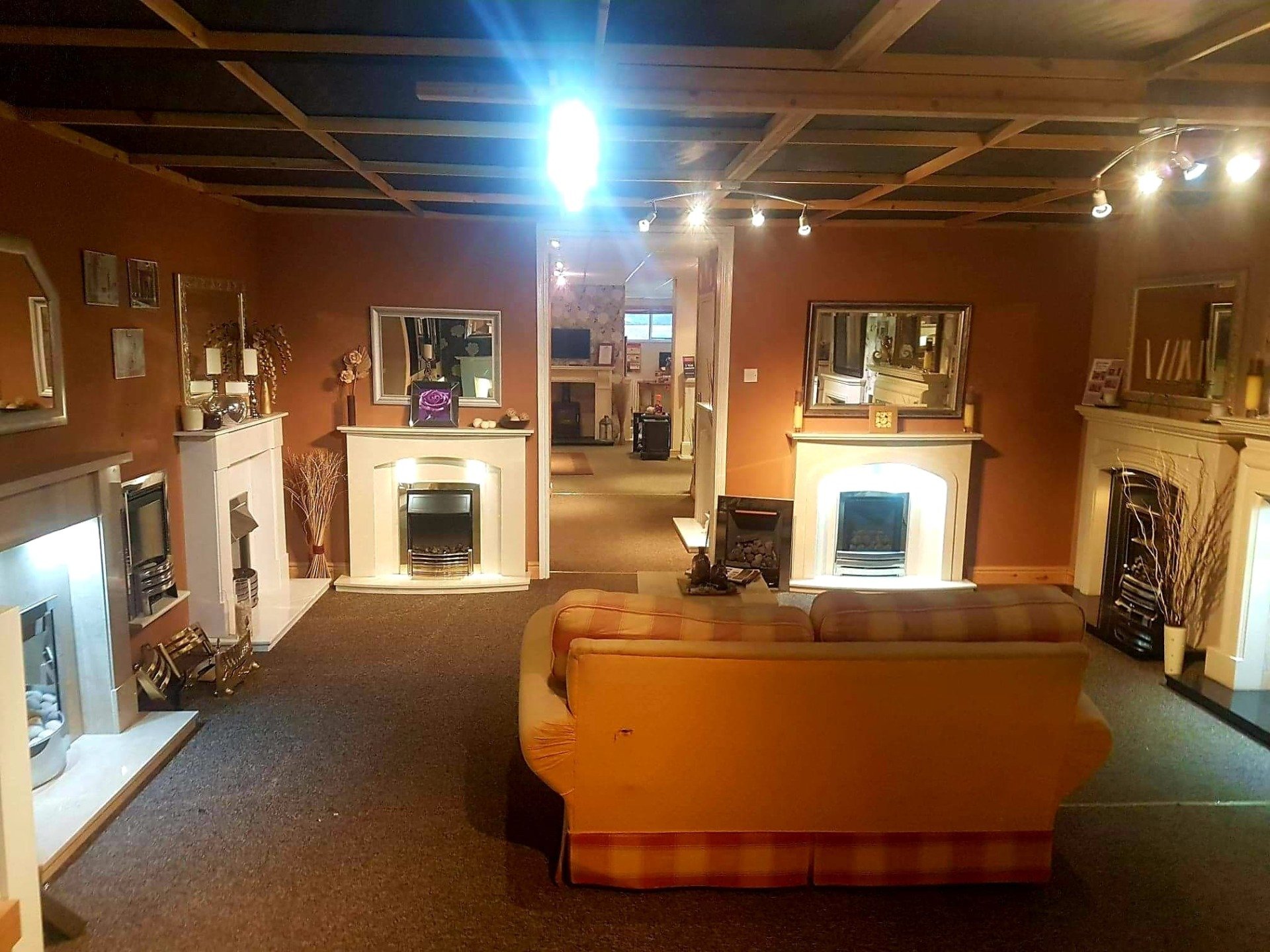 Trusted fireplace showroom at Acorn Fireplaces Ltd