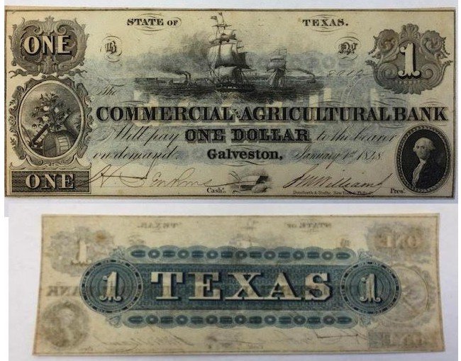 Republic of Texas Rare Currency and Documents | Texana History