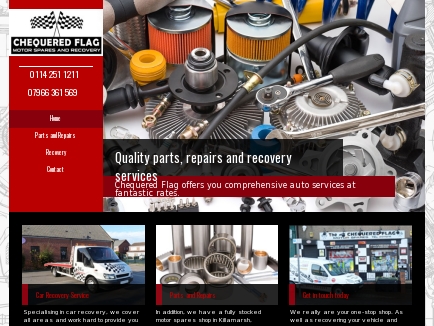 Vehicle Spares & Recovery - Sheffield | Chequered Flag Motor Spares