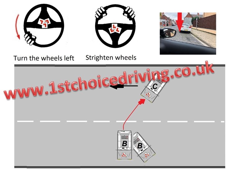 1stchoicedriving.co.uk reversing around a left corner lesson brief
