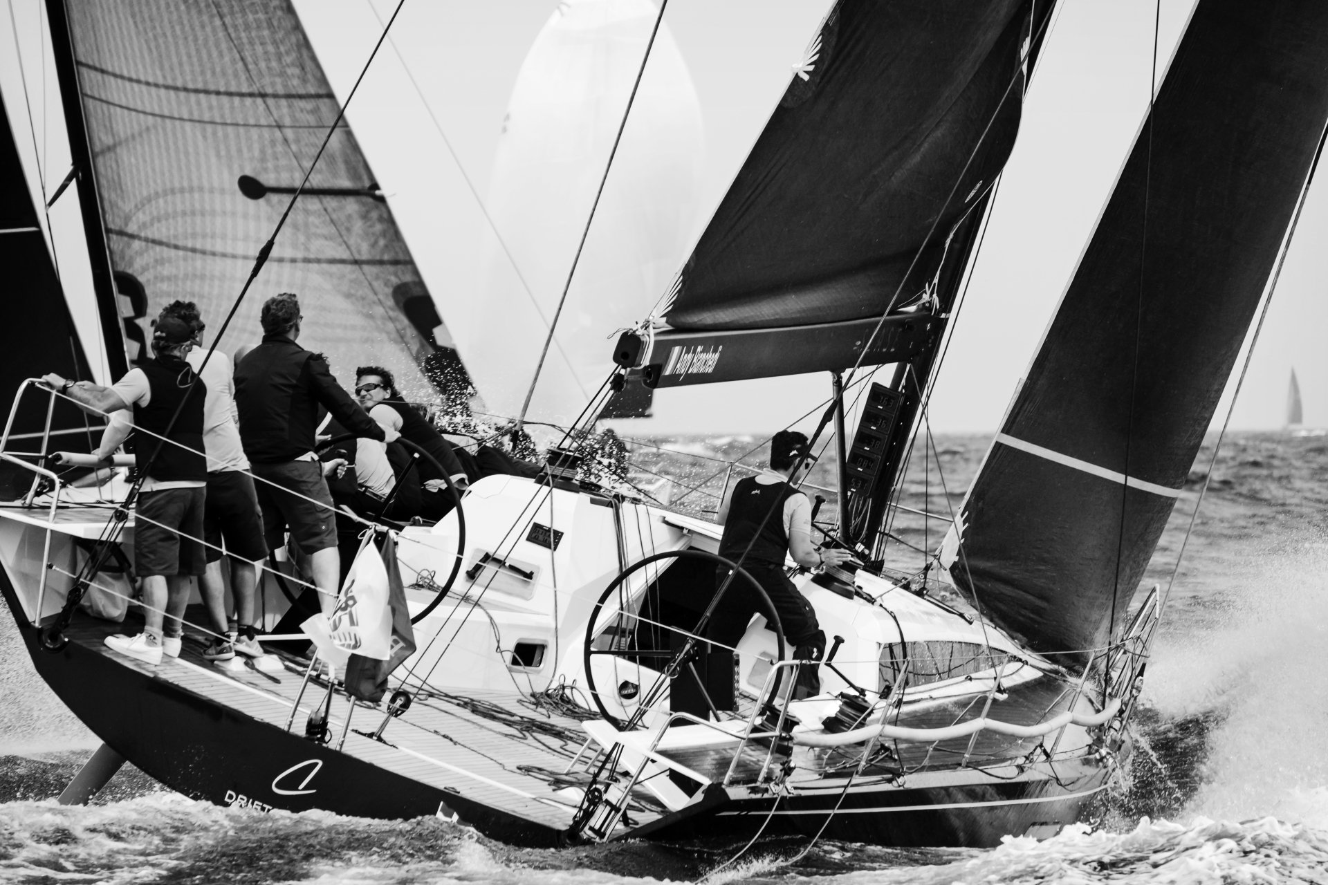 Drifter sailing team,swan 50 sail boat racing main regattas