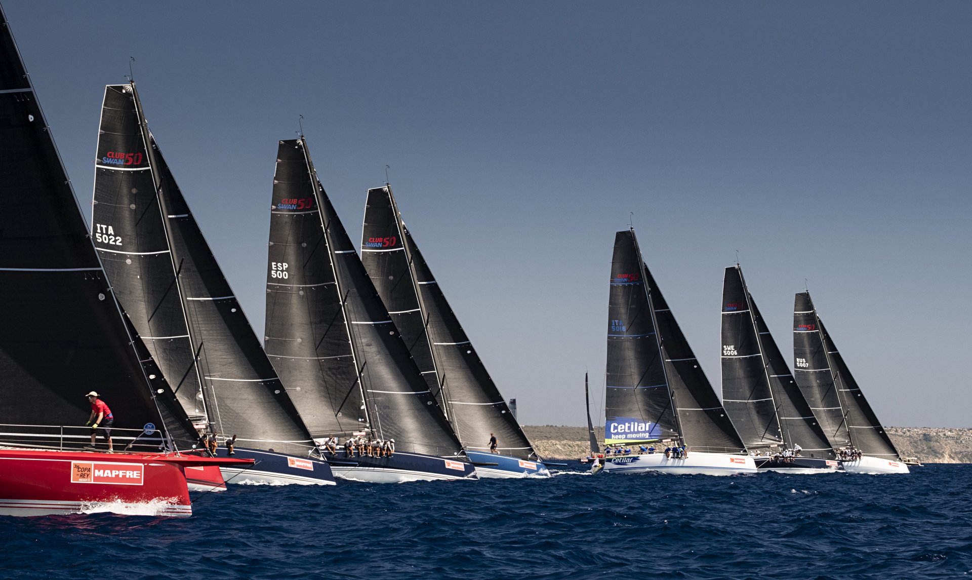 Drifter sailing team,swan 50 sail boat racing main regattas