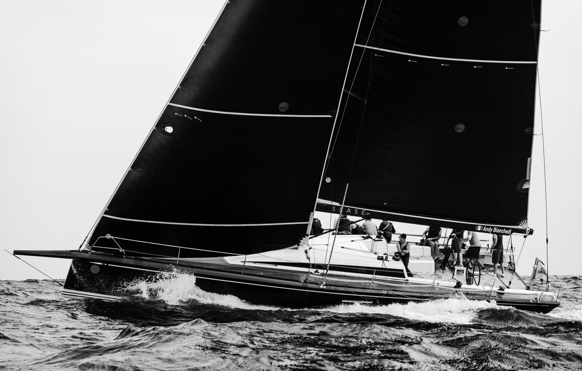 Drifter sailing team,swan 50 sail boat racing main regattas