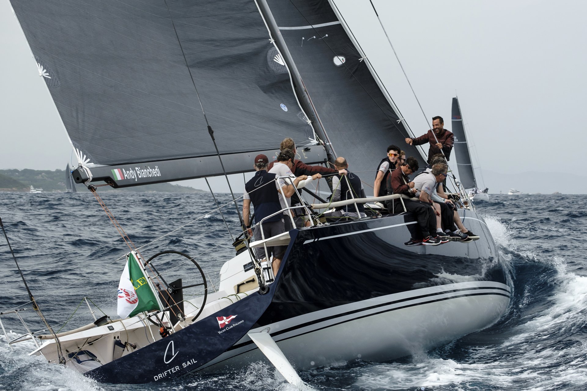 Drifter sailing team,swan 50 sail boat racing main regattas