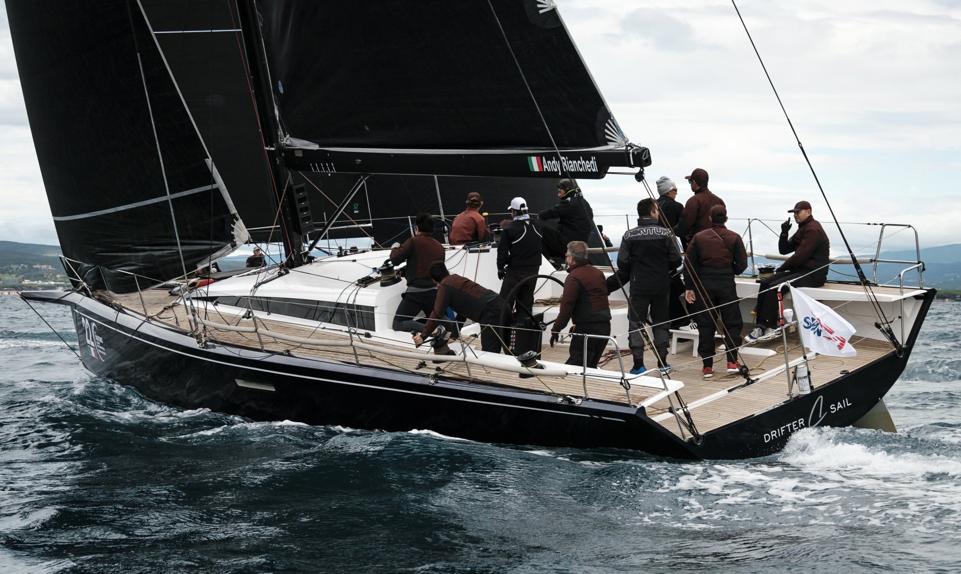 Drifter sailing team,swan 50 sail boat racing main regattas