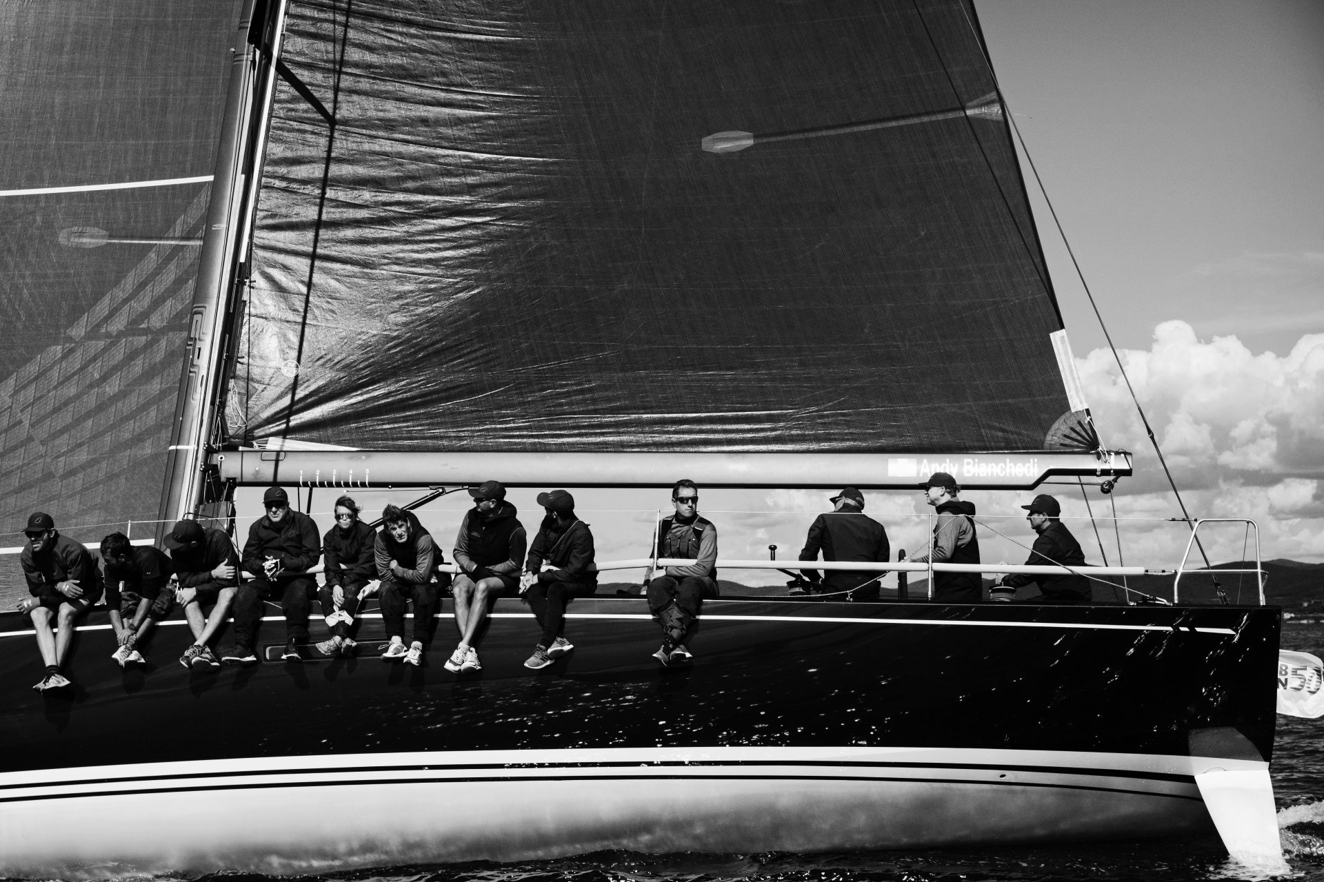 Drifter sailing team,swan 50 sail boat racing main regattas