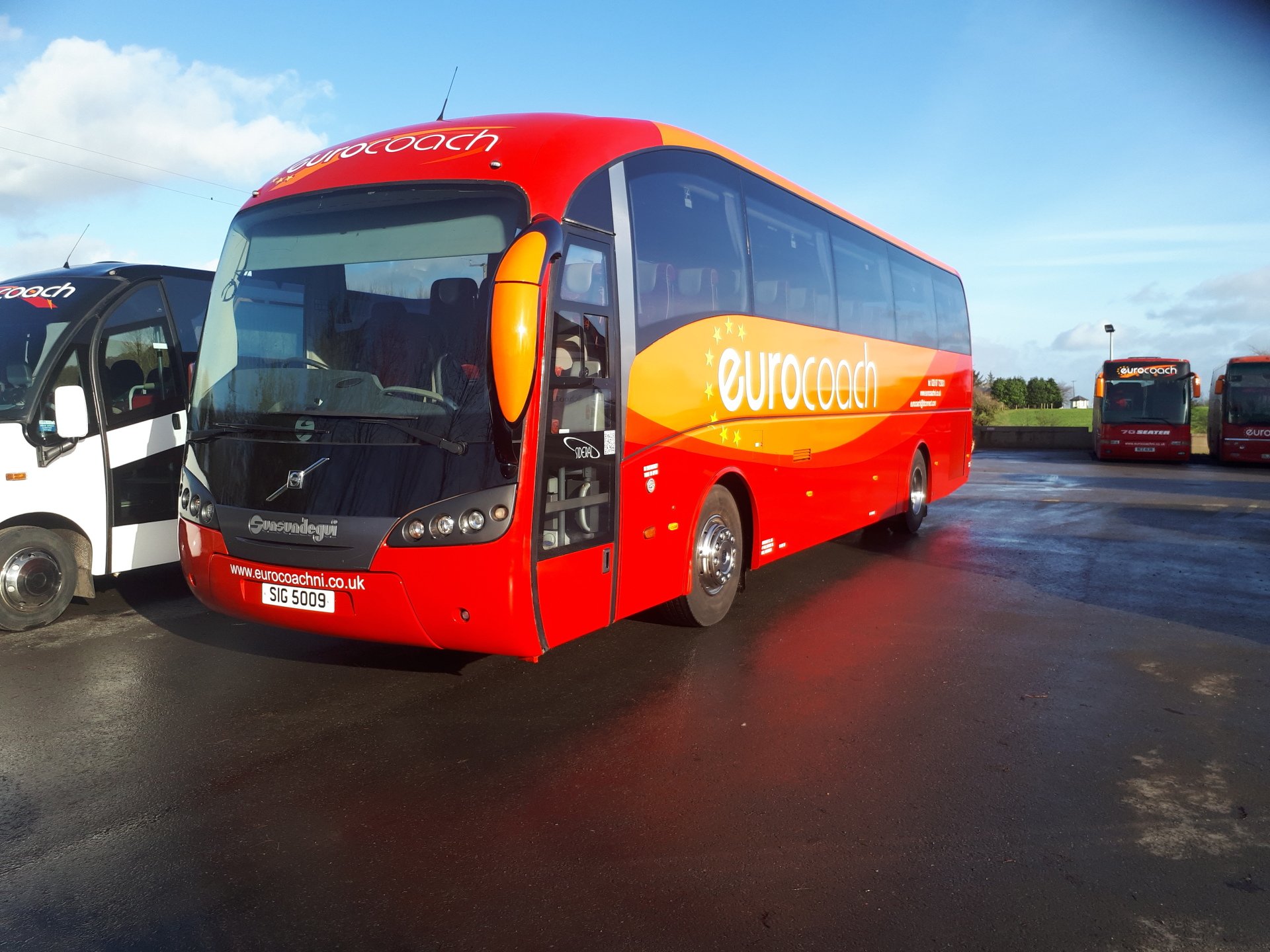 Private coach transport by Eurocoach NI Ltd