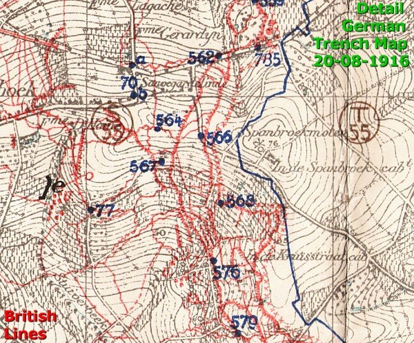 YPRES SALIENT - Messines Ridge - The Battle of Messines - 4 Mine Craters