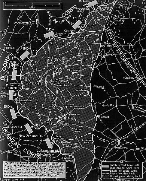 YPRES SALIENT - Messines Ridge - The Battle of Messines - 4 Mine Craters