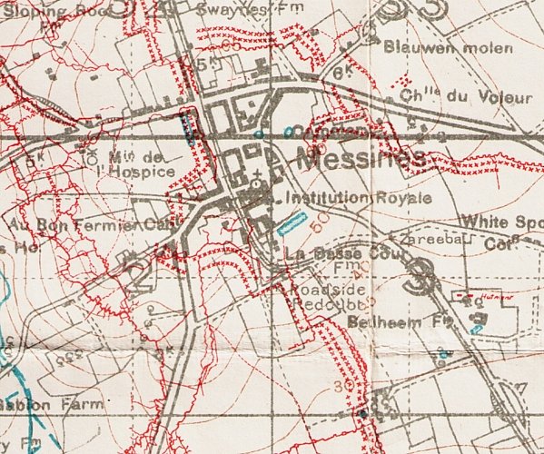 YPRES SALIENT - Messines Ridge - The Battle of Messines - 4 Mine Craters