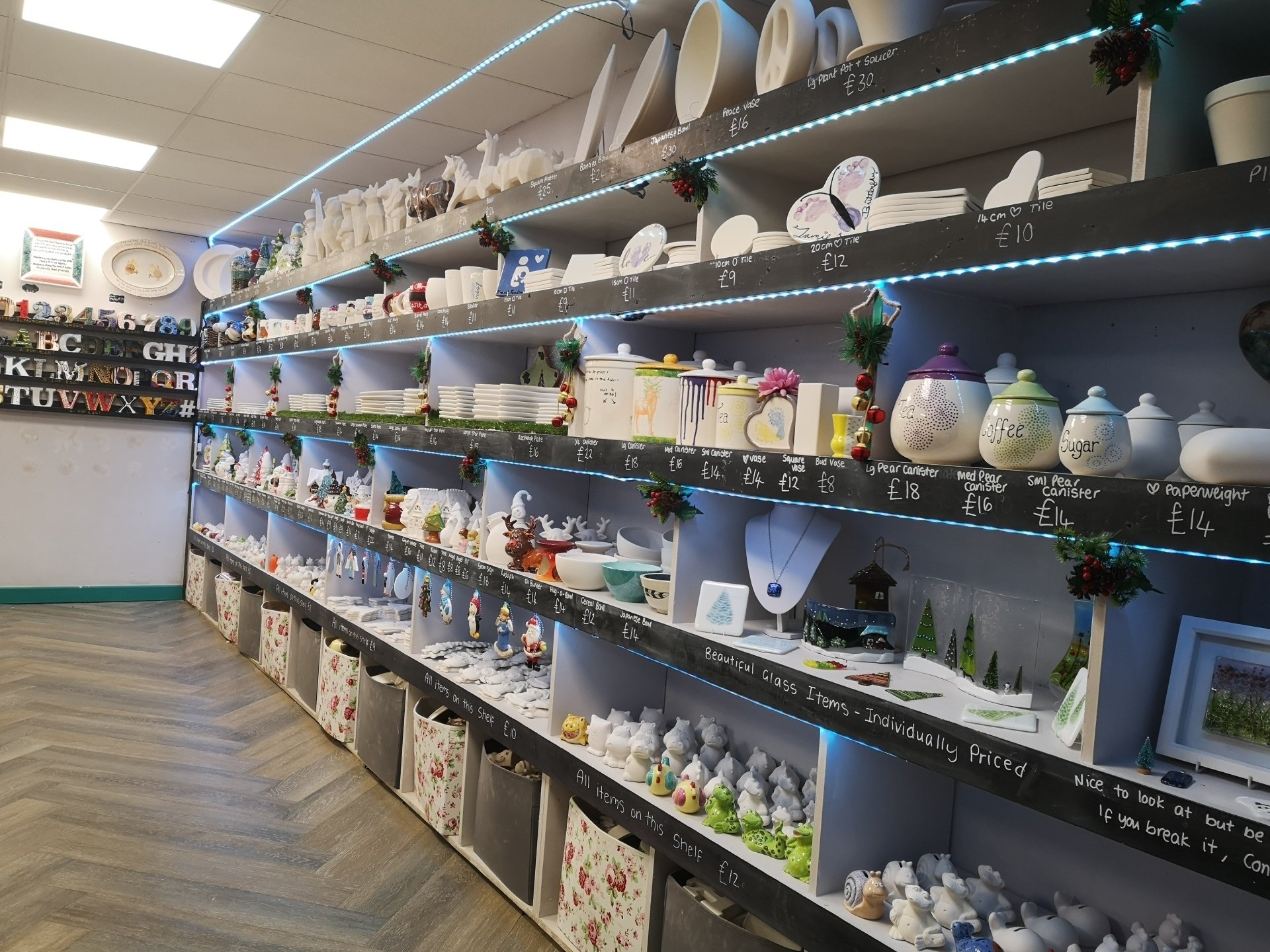 Top of the Pots, Pottery Painting, Moss End Garden Village, Berkshire