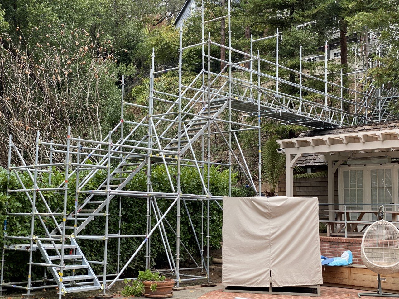 Temporary Stair | San Francisco Bay Area | Pacific Scaffold Co. Inc.