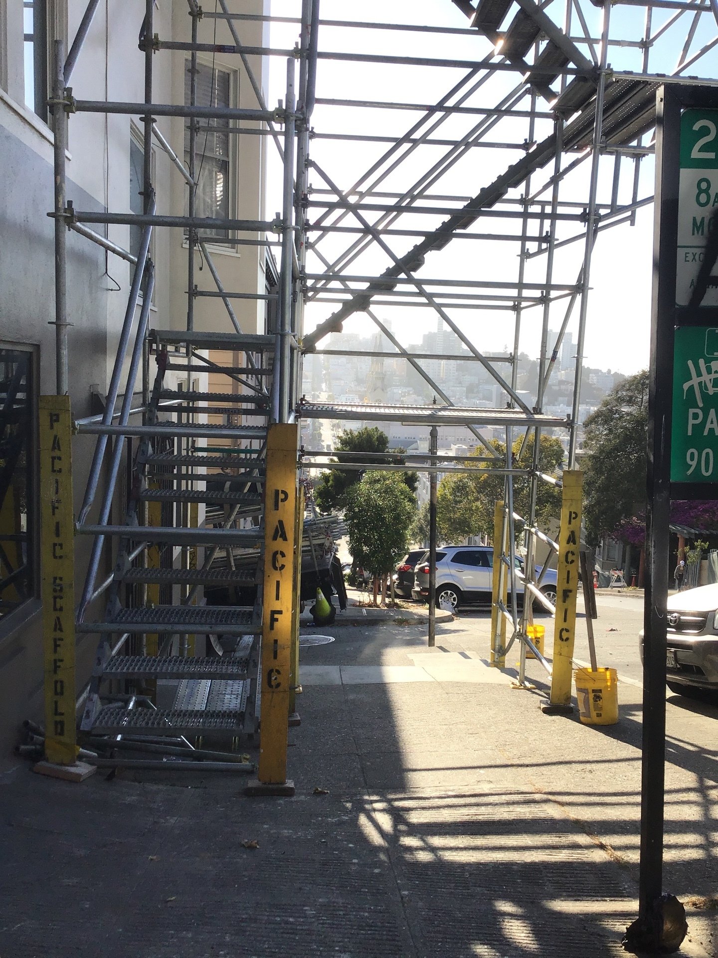 Temporary Stair | San Francisco Bay Area | Pacific Scaffold Co. Inc.