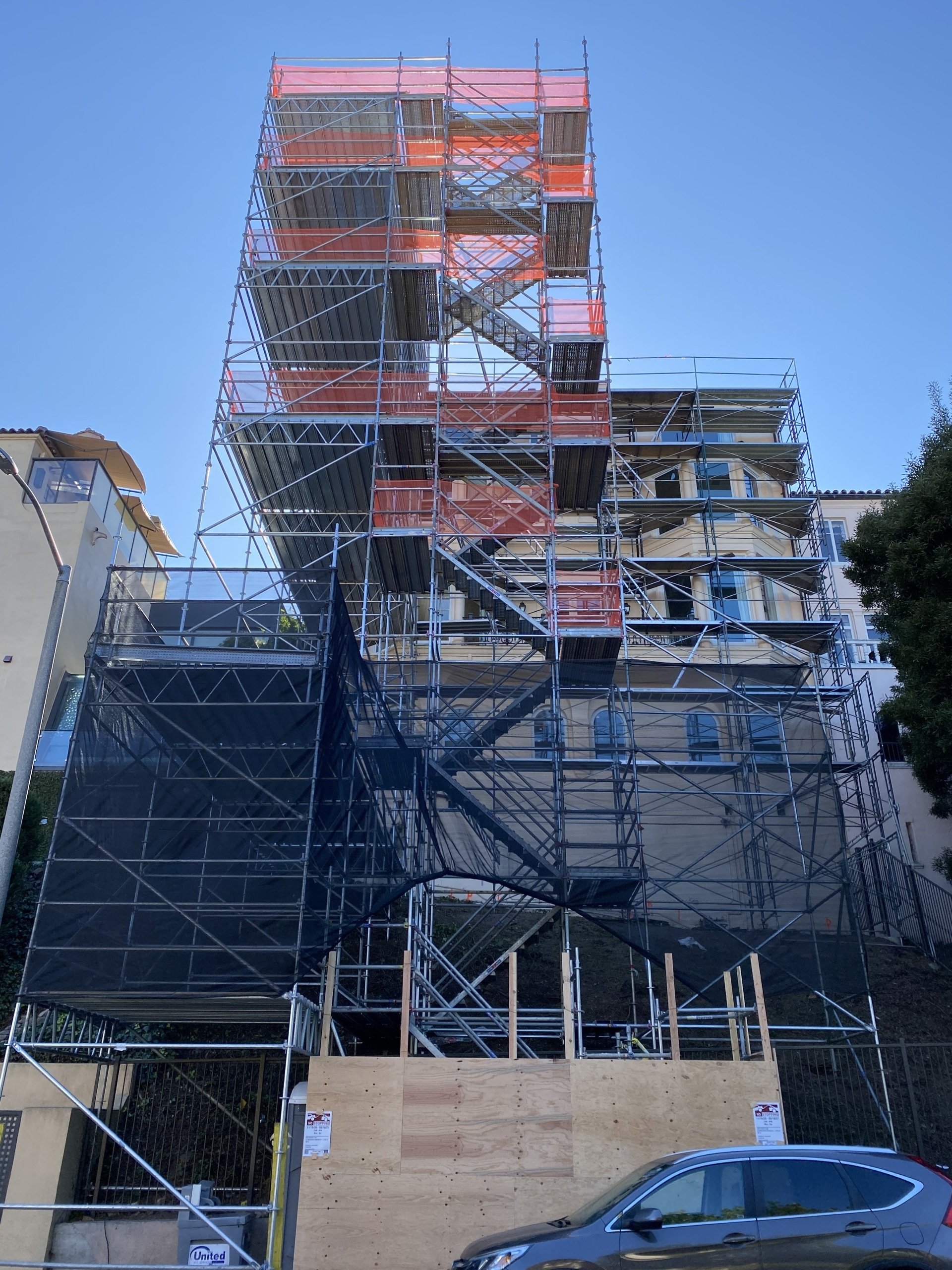 Temporary Stair | San Francisco Bay Area | Pacific Scaffold Co. Inc.