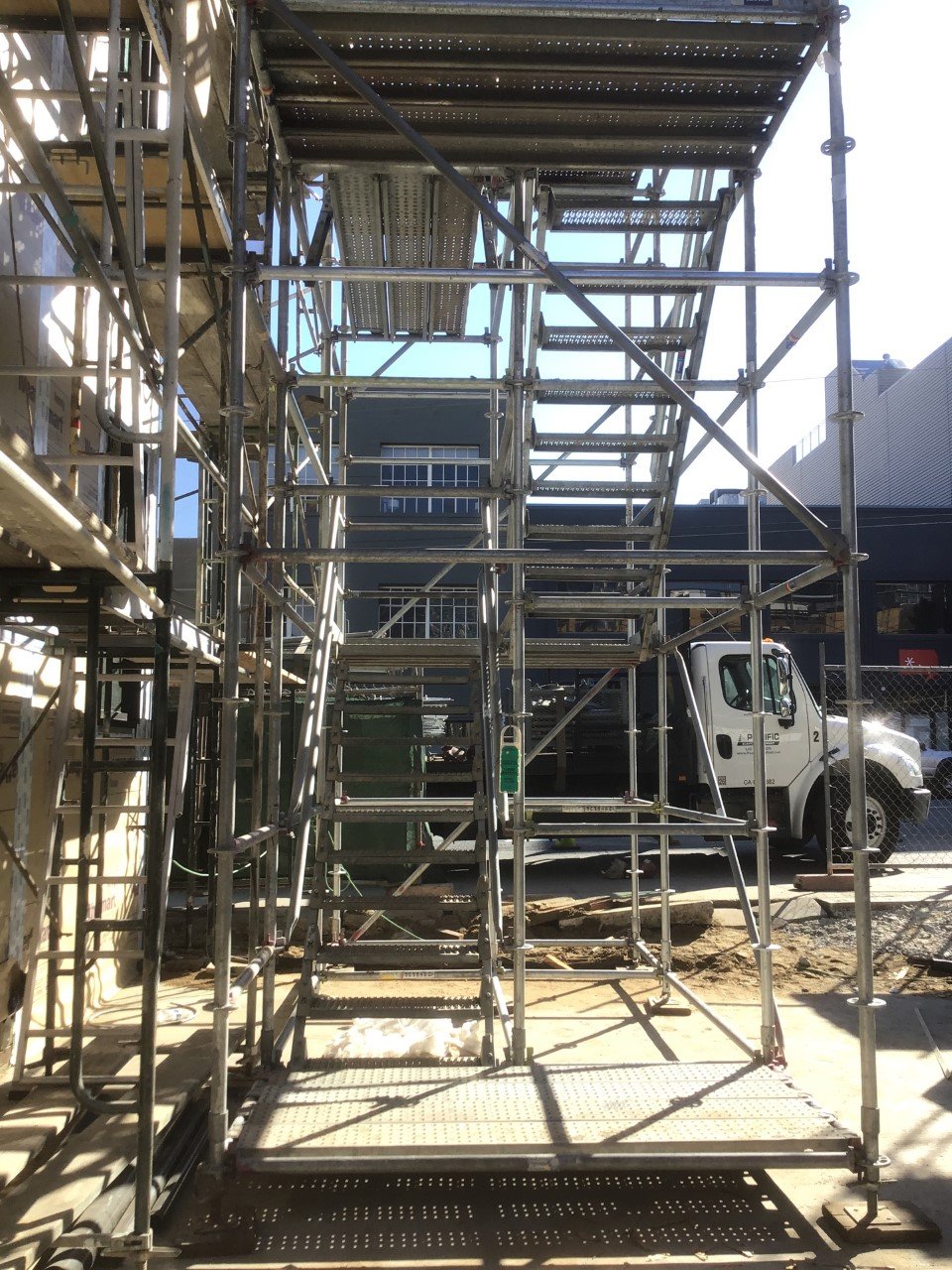 Temporary Stair | San Francisco Bay Area | Pacific Scaffold Co. Inc.