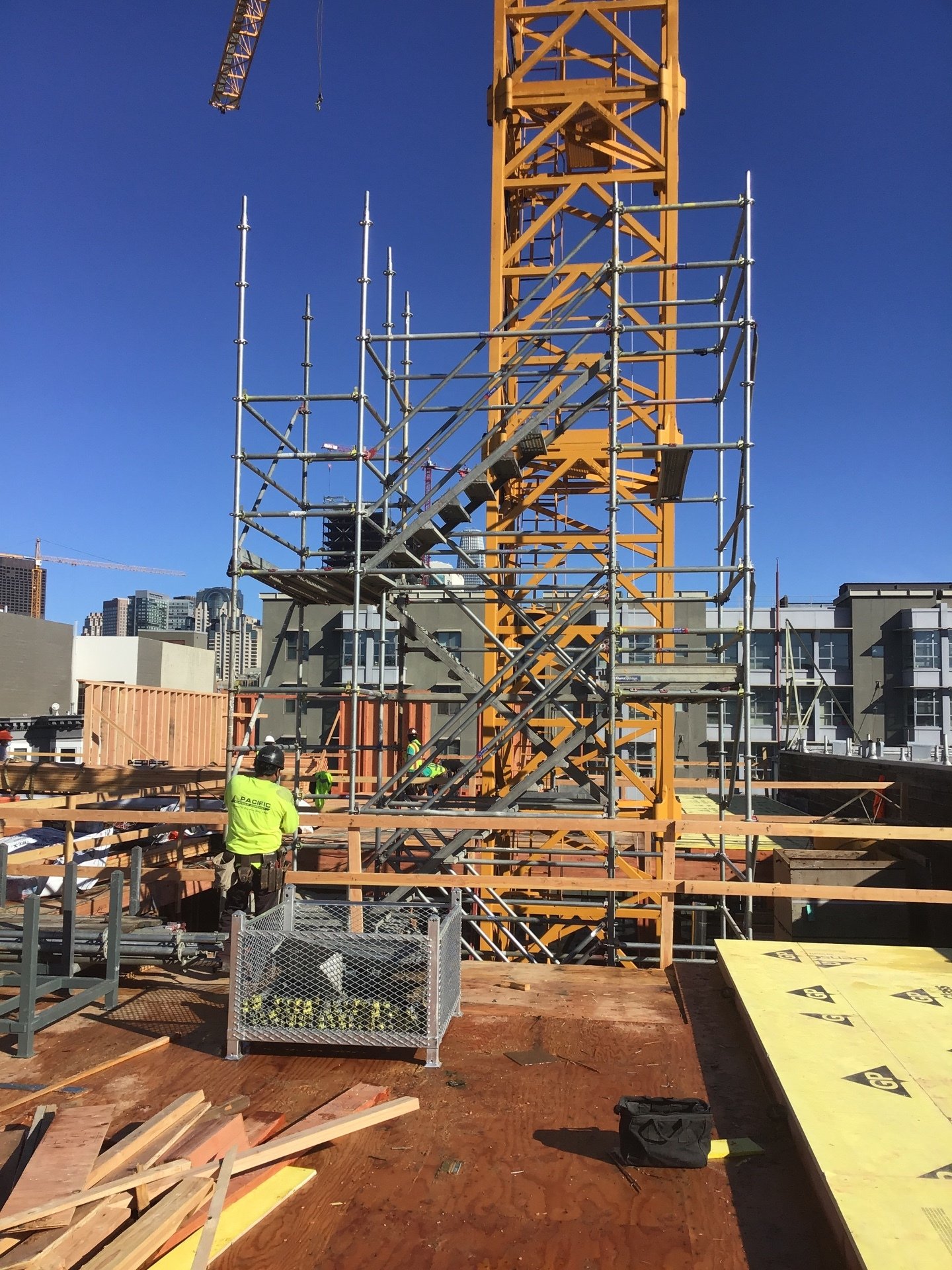 Temporary Stair | San Francisco Bay Area | Pacific Scaffold Co. Inc.