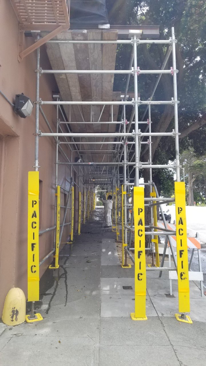 Pedestrian Canopy | San Francisco Bay Area | Pacific Scaffold Co. Inc.